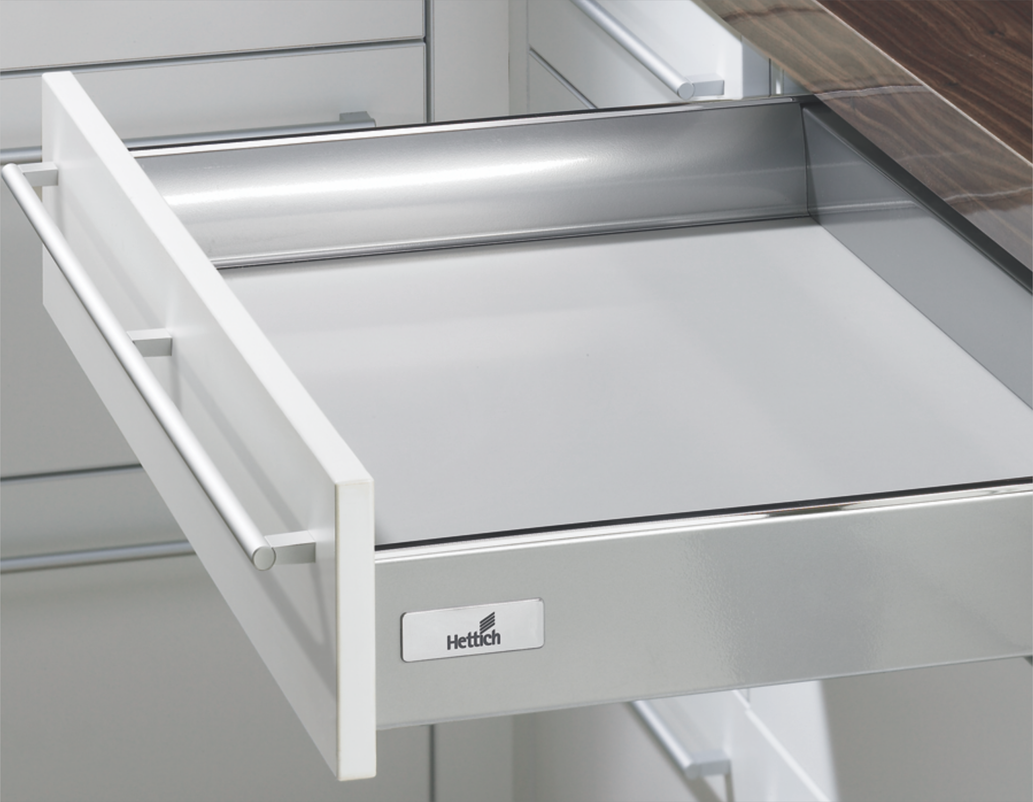 Gaveta metálica InnoTech Baixa - Hettich Brasil
