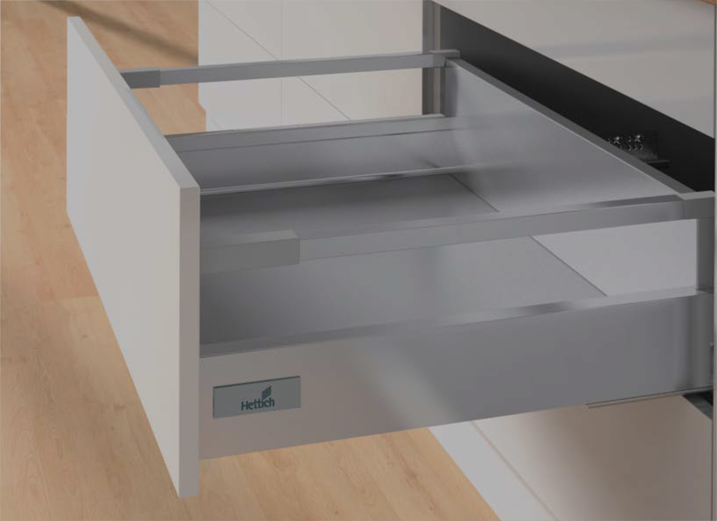 Gaveta Metálica Atira Alta - Hettich Brasil